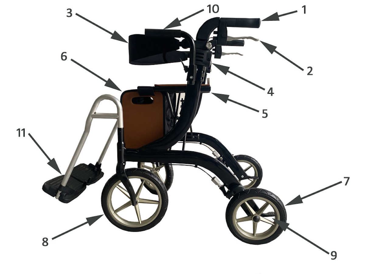 Taurus 2in1 Rollator | Integrity Mobility Solutions
